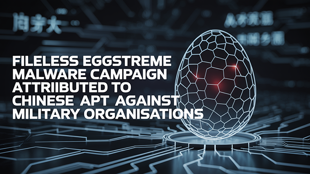 Fileless EggStreme Malware Campaign Attributed to Chinese APT Against Military Organisations